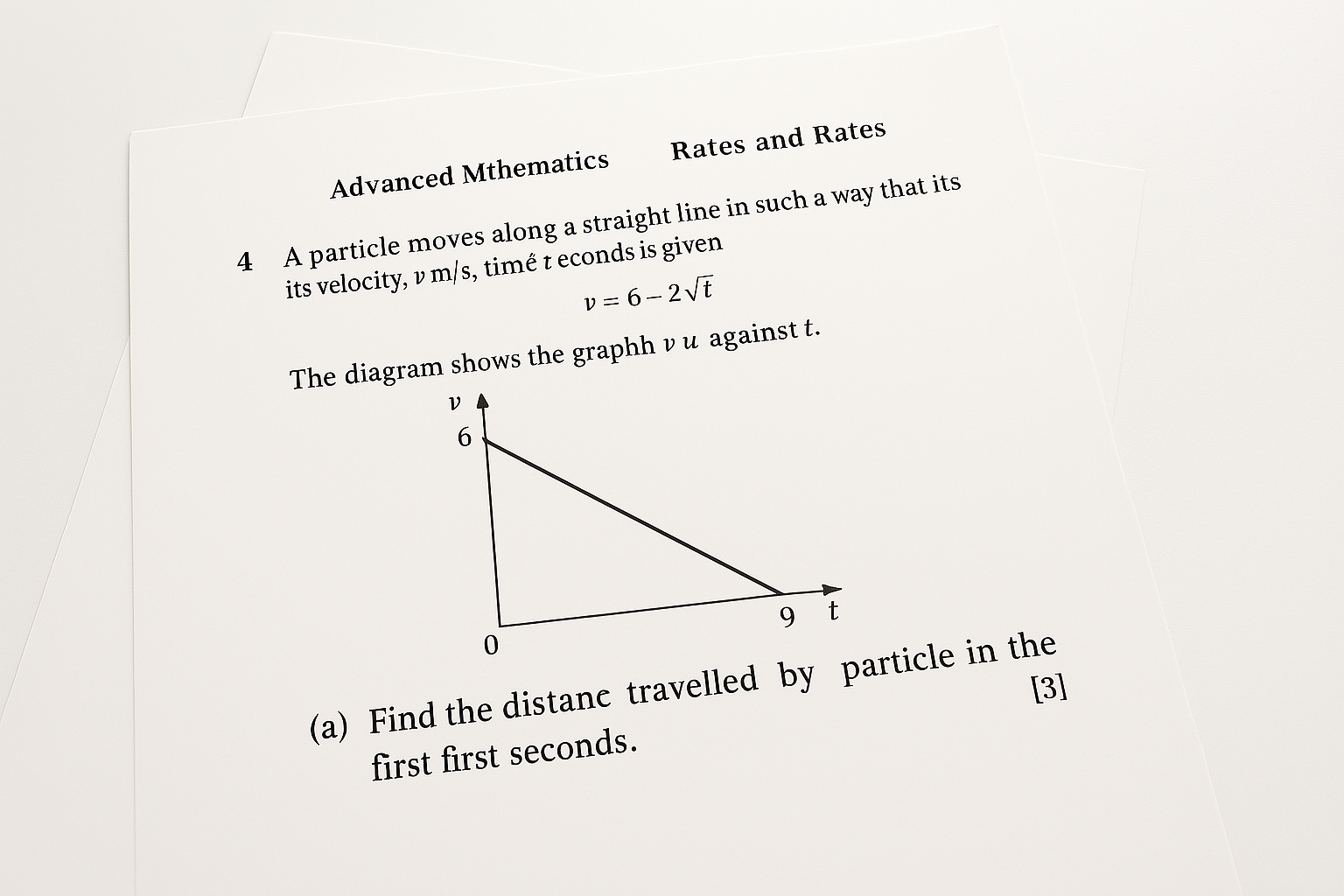 Module 7: Motion and Rates - HSC Maths Advanced